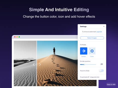 before and after slider wix app market