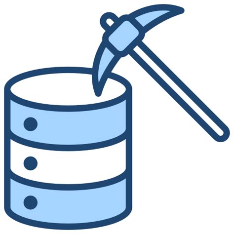 Data Mining Generic Blue Icon