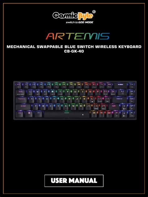 Cosmic Byte Artemis Wireless User Manual Pdf