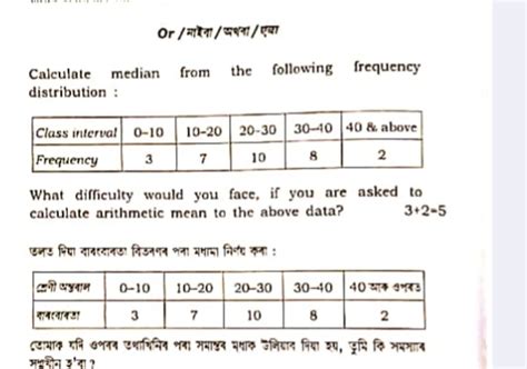 Or मोरा जशया एयाcalculate Median From The Following Frequency Distribut