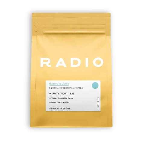 Wow And Flutter Blend Radio Roasters Coffee