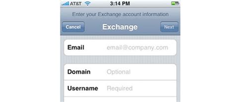 How To Add An Exchange Email Account To Your IPhone