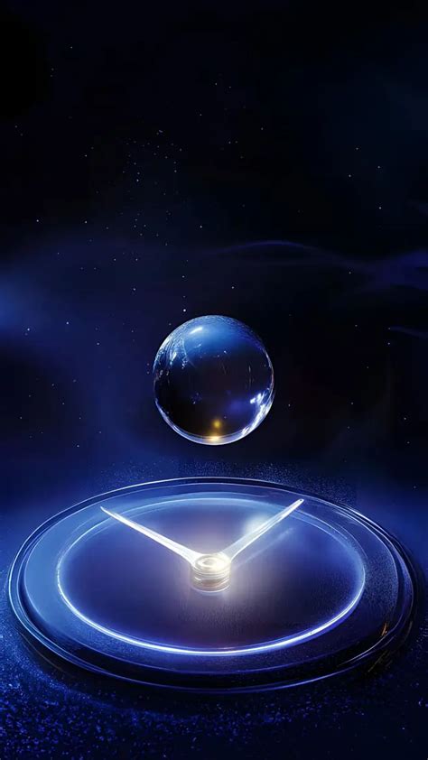 装饰系列科技感时间水滴背景 花瓣网