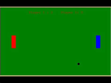 Simple Ping Pong Game Multiplayer Using Turtle In Python YouTube