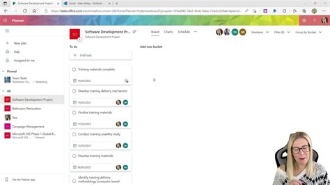 Create And Sort Tasks Into Buckets Microsoft Planner And Project For