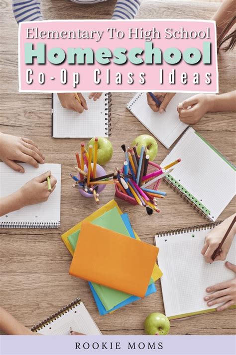 Homeschool Co Op Class Ideas Over 50 Classes Elementary To High School