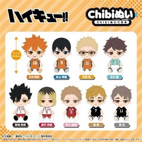 排球少年 萬代 Chibi坐姿娃 Chibiぬい 研磨 蝦皮購物