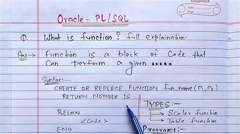 Plsql Functions Learn Coding Youtube