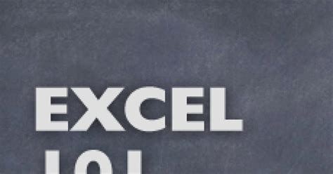 Excel 101 Excel Video Training Course Exceljet