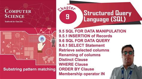 Ncert Class 12 Chapter 9insert And Select Statement Distinct Where