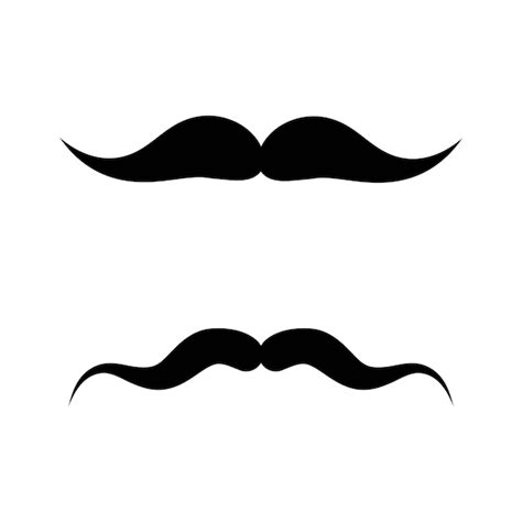 Premium Vector Moustache Icon Illustration Design