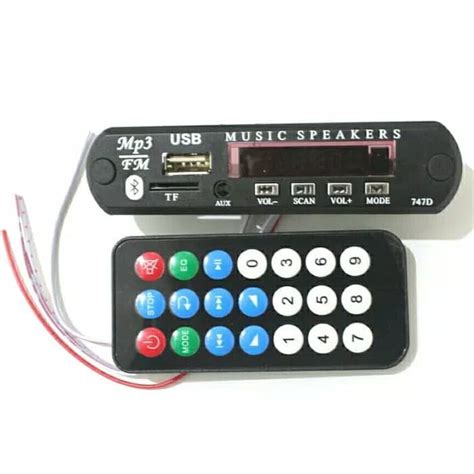 Kebidu USB MP Player Dekoder Board TF Radio FM AUX Modul OFF