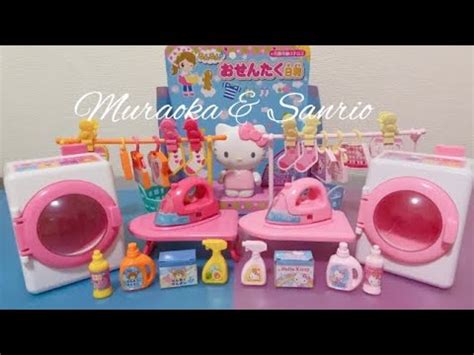 16 Minutes Satisfying With Unboxing Hello Ktty Laundry Set By Muraoka