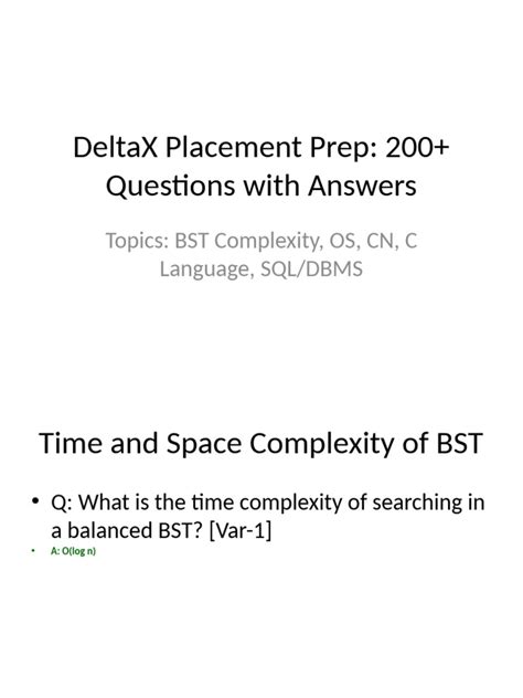 Deltax Placement 200 Questions Pdf Internet Protocol Suite