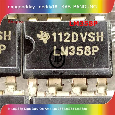 Jual Ic Lm358p Dip8 Dual Op Amp Lm 358 Lm358 Lm358n Shopee Indonesia