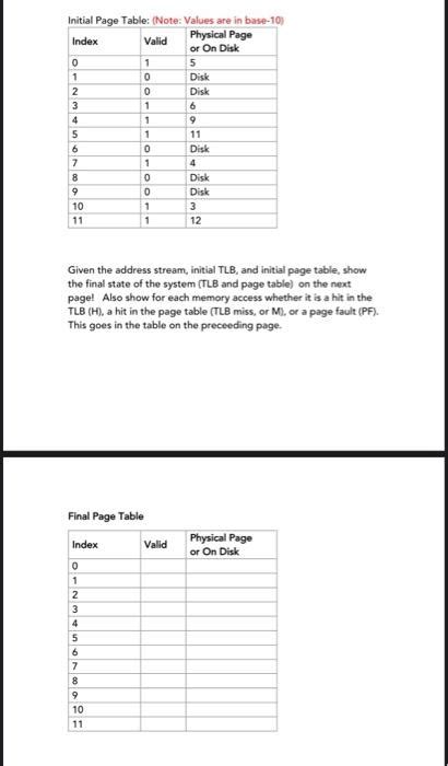 Solved Points Using The TLB As Described In Your Chegg Com