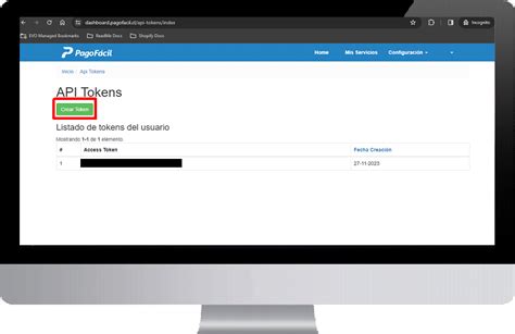 Como Crear Un Api Token