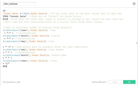 select latest date by default in discrete date filter