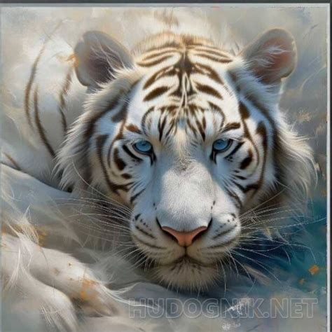 Картина Тигр Размеры 60x60 Год 2024 Цена 80000 рублей Художник Скулкина Ольга