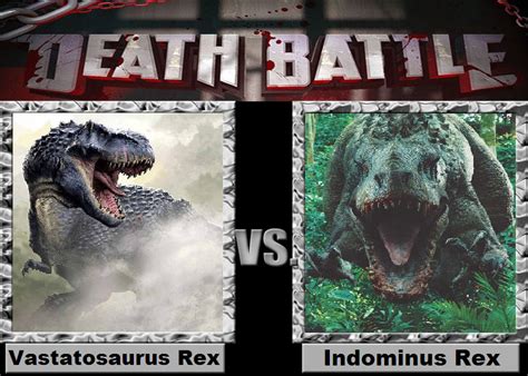 Death Battle Vastatosaurus Rex Vs Indominus Rex By Japanesegodzilla