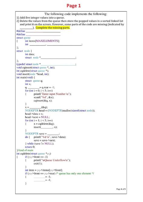 Solved Page The Following Code Implements The Following Chegg