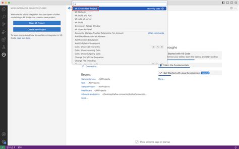 create an integration project wso2 micro integrator documentation 4 3 0