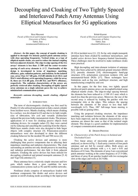 pdf optimized isolation and cloaking of two closely spaced and
