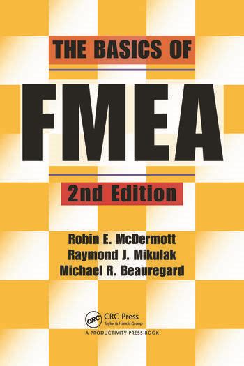 The Basics Of Fmea Crc Press Book
