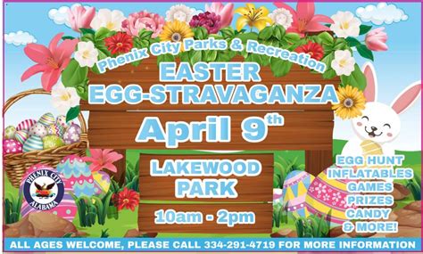 Easter Egg Stravaganza Lakewood Park Phenix City Alabama
