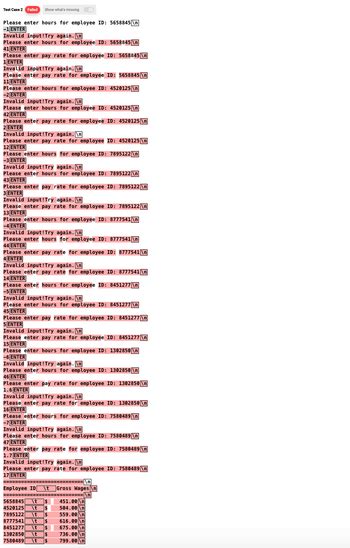 Answered Write A Payroll Class That Uses The Following Arrays As