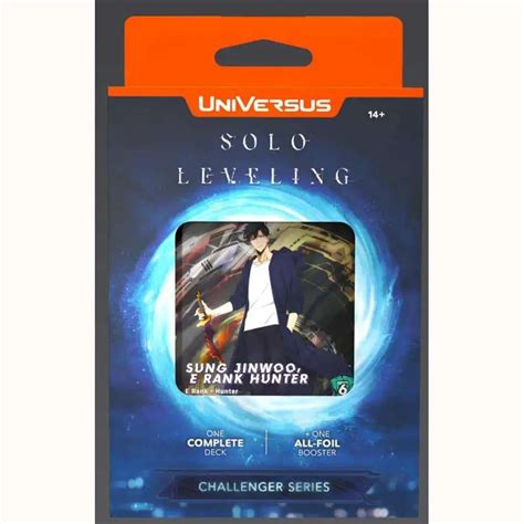 Universus Ccg Challenger Series Solo Leveling Deck Jasco Toywiz