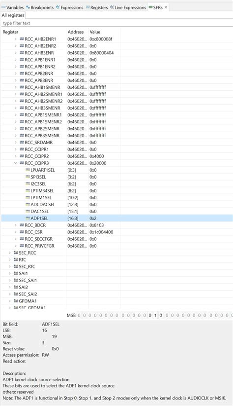 Stm32u575 Adf1 Does Not Work When Selecting Pll3q