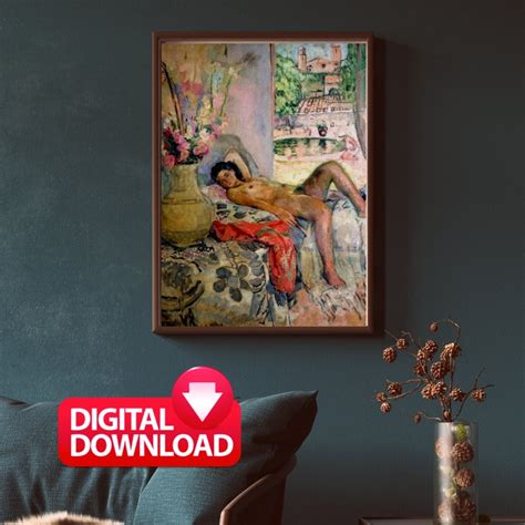 Vintage Beautiful Nude Woman Painting 1885 By Henri Lebasque Etsy