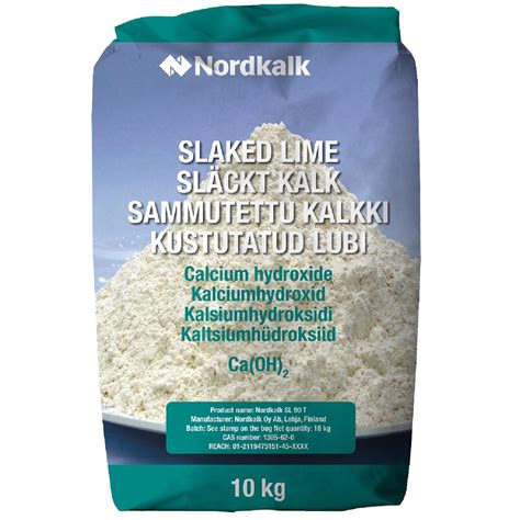 Släckt Teknisk Kalk 10 Kg