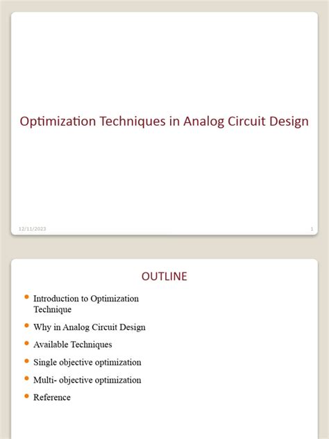 Vlsi Circuit Optimization Pdf