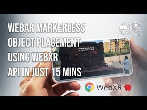 WebAR Markerless Object Placement - AR in Browser using WebXR API|| Goog... : r/augmentedreality