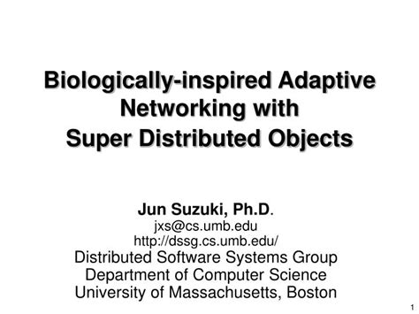 ppt biologically inspired adaptive networking with super distributed