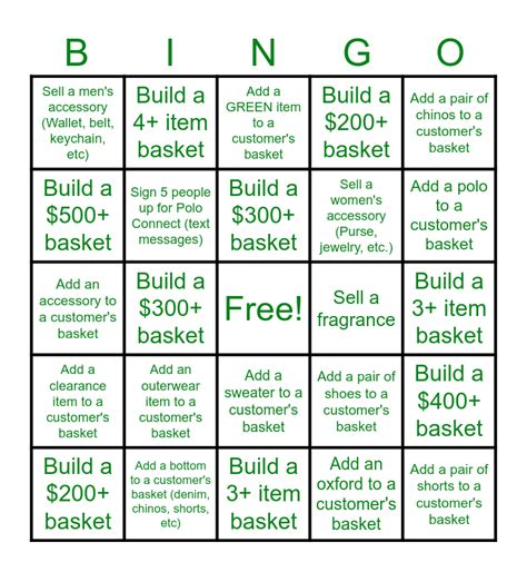 St Patricks Day Weekend Flash Bingo Card