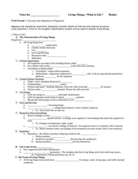 Sample Test Questionnaire In Biological Science Docx