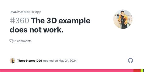The D Example Does Not Work Issue Lava Matplotlib Cpp GitHub
