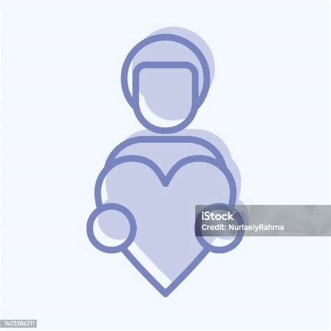 아이콘 사랑의 손입니다 가족 기호와 관련이 있습니다 글리프 스타일 심플한 디자인 편집 가능 간단한 그림 가족에 대한 스톡 벡터