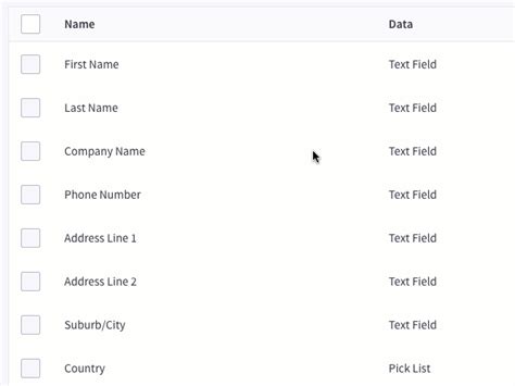 adding and editing fields in the account signup form