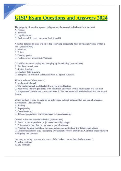 gisp exam questions and answers 2024 gisp stuvia us