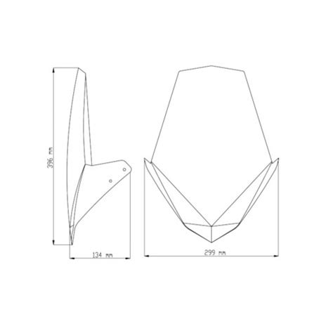 Windshield New Generation Sport Honda Cb300f