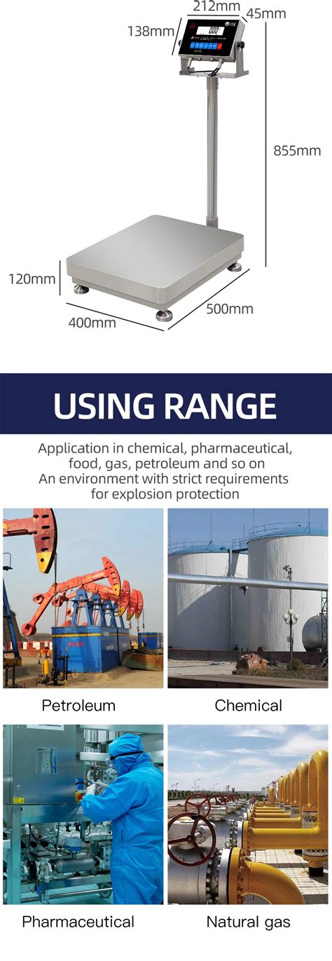 LCD Indicator Light Digital Explosion Proof Indicator Stainless Steel Scale Indicator