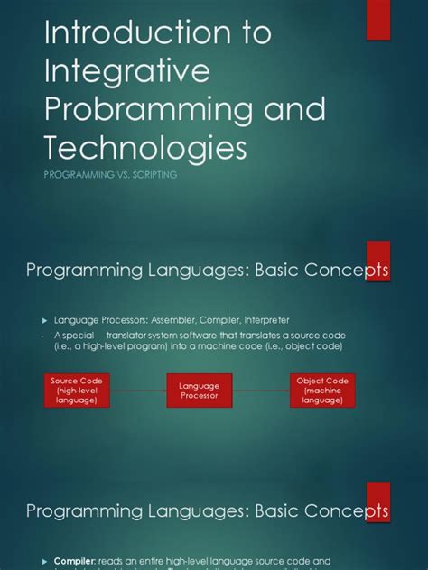 Introduction To Integrative Probramming And Technologies Part 1 Pdf Scripting Language