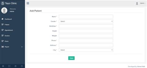 Clinic Management Project Using Aspnet Mvc 5