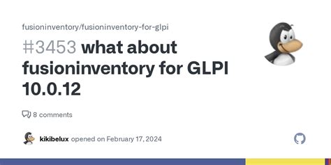 What About Fusioninventory For Glpi 10012 · Issue 3453