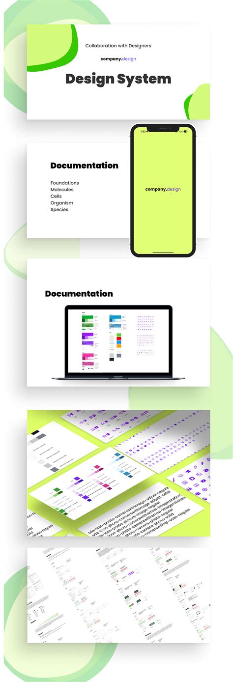 Design System Documentation Behance
