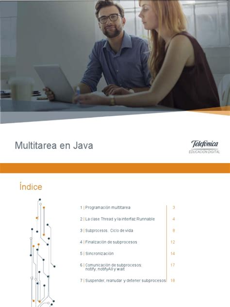 Multitarea En Java Pdf Hilo Computación Java Lenguaje De